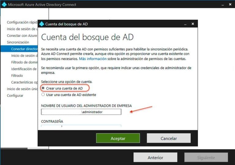 ADConnect la conexión perfecta de AD y Azure en 1 paso